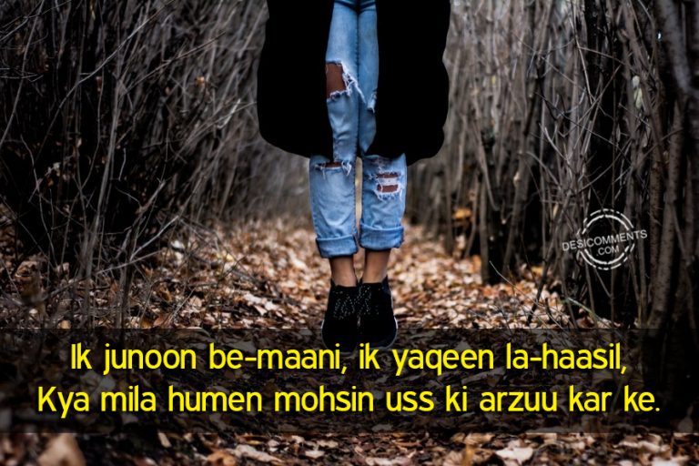 Ik Junoon Be-Maani | Hindi Shayari - DesiComments.com