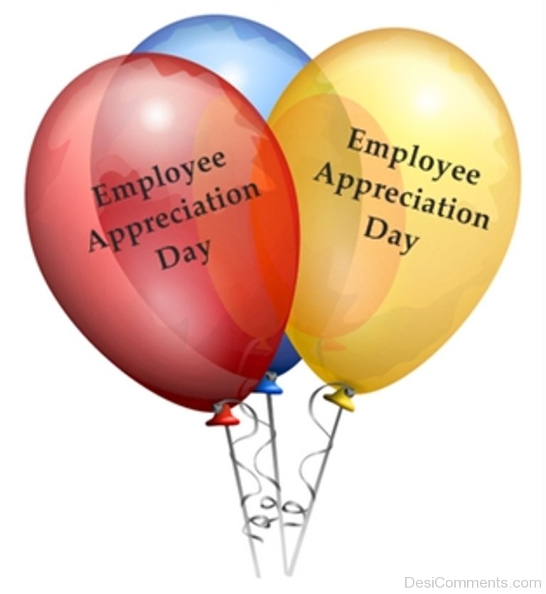 Employee Appreciation Day With Balloons DesiComments