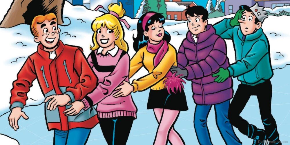 Archie Enjoying With Friends - DesiComments.com