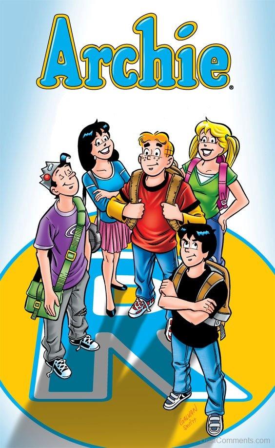 Archie With Group Of Friends - DesiComments.com