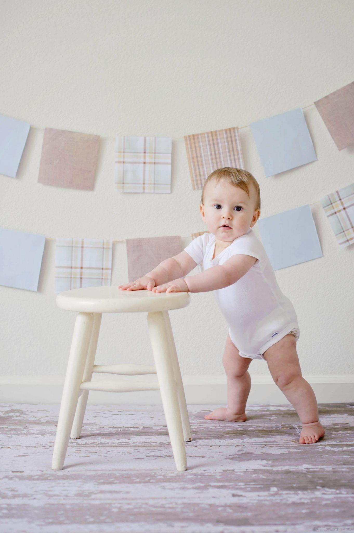 Baby Learning To Stand - DesiComments.com