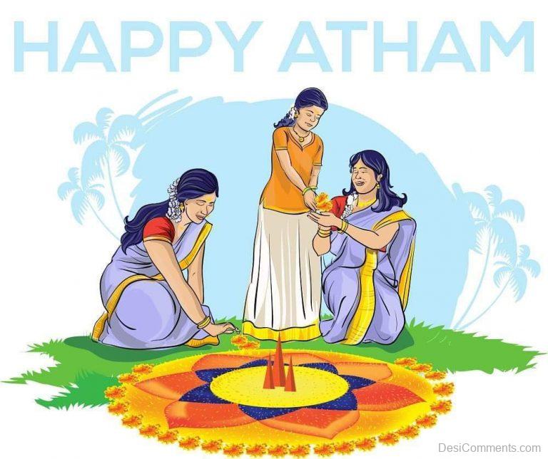 Happy Atham - DesiComments.com