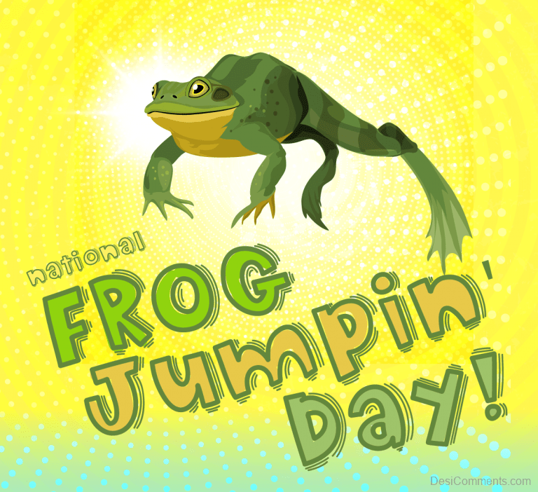National Frog Jumping Day - DesiComments.com