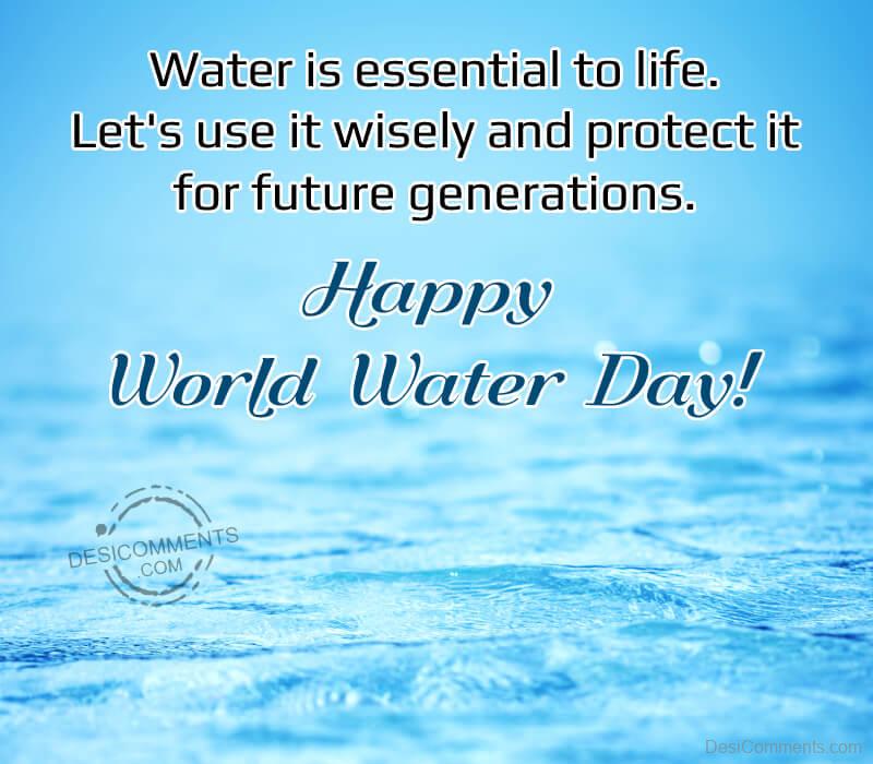 Water Is Essential - DesiComments.com