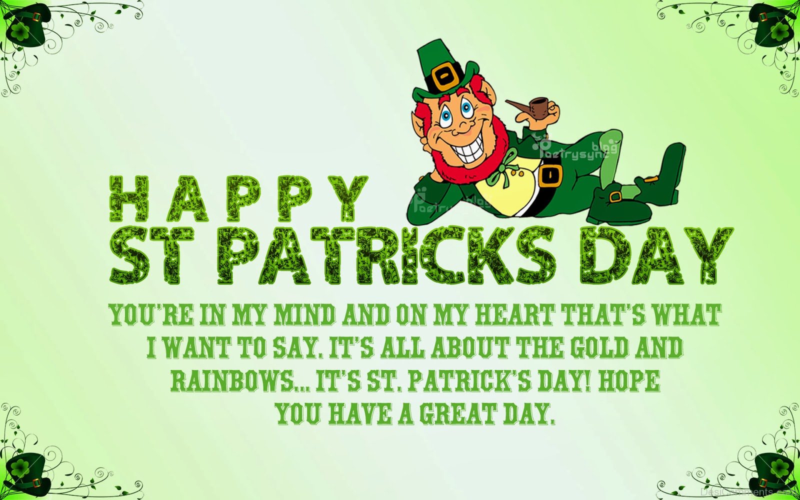 Happy St Patrick’s Day – Hope You have A Great Day - Desi Comments Happy St Patrick’s Day – Hope You have A Great Day - Desi Comments