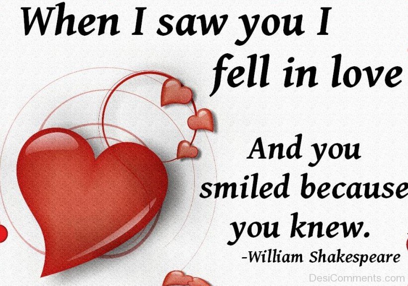 When I Saw You I Fell In Love - Desi Comments When I Saw You I Fell In Love - Desi Comments